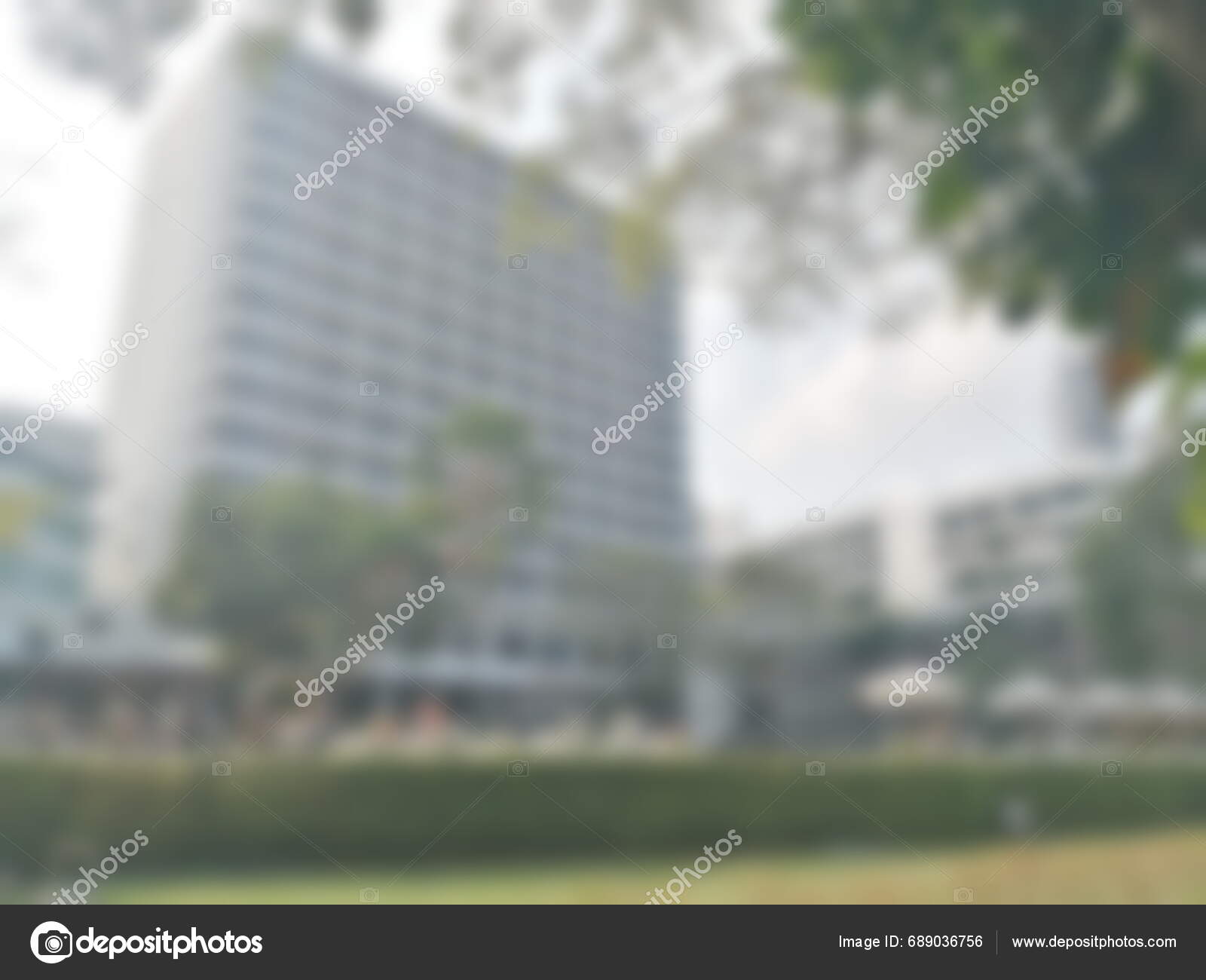Blurred Background Apartment Building City Defocused Background — Stock ...