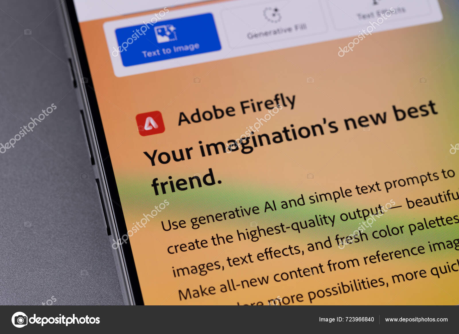 Adobe Firefly Screen Smartphone Adobe Firefly Product Adobe Creative ...