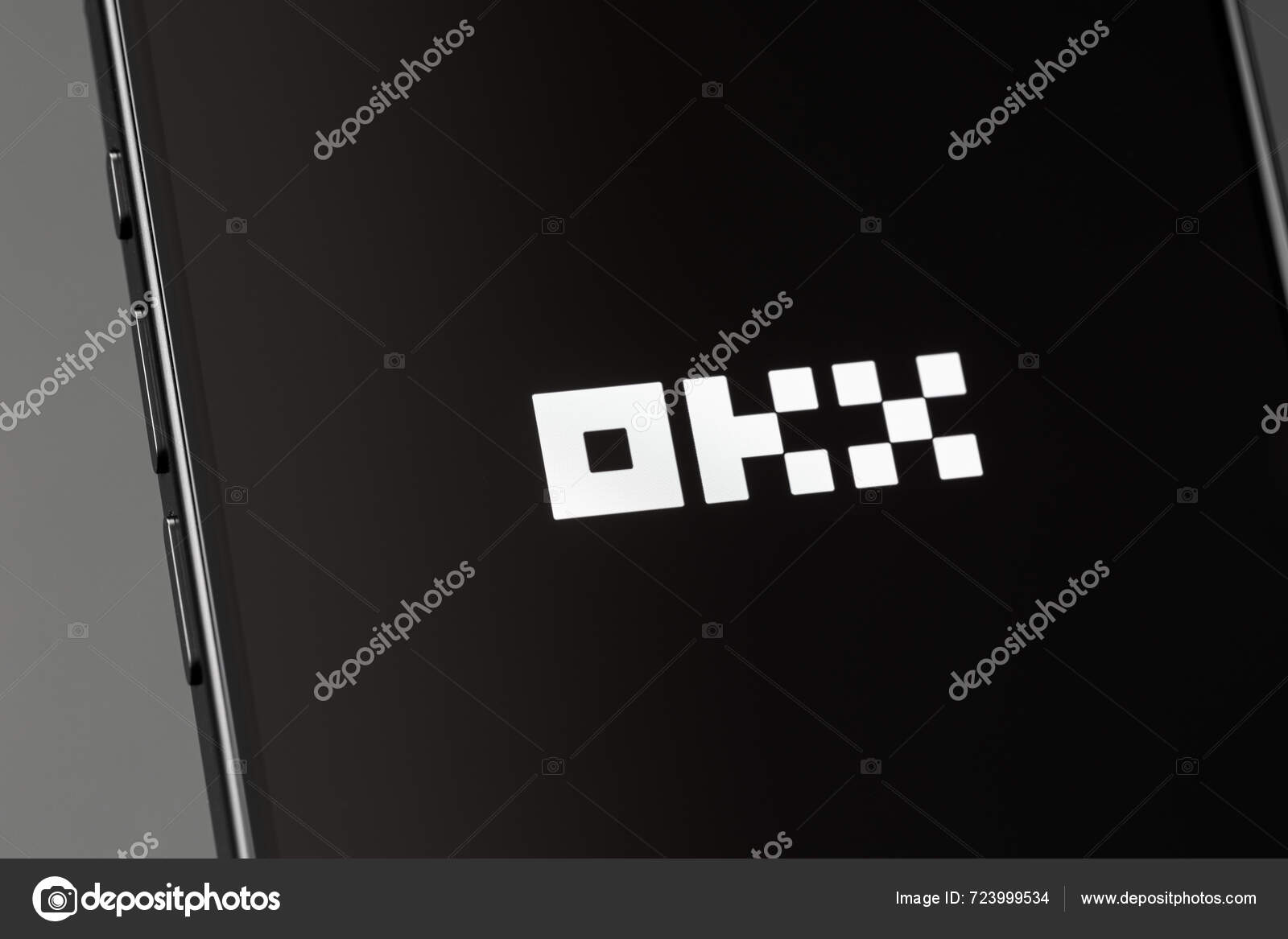 Okx Logo Mobile App Screen Smartphone Iphone Okx Global Cryptocurrency ...
