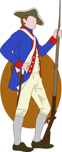 Revolutionary War Soldier Clipart