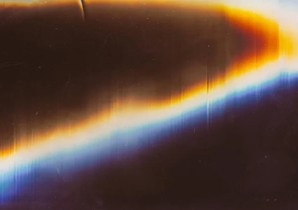 Old film. Retro overlay. Distressed texture. Blue orange white rainbow ...