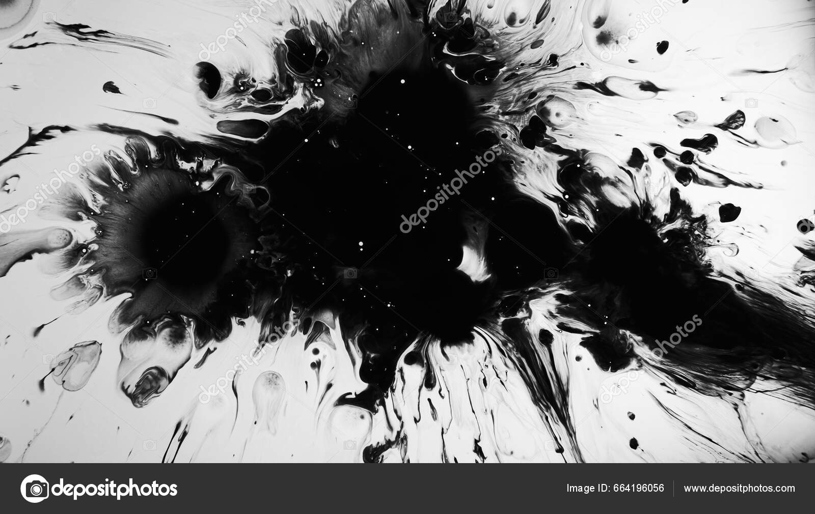 Black Oil Splats
