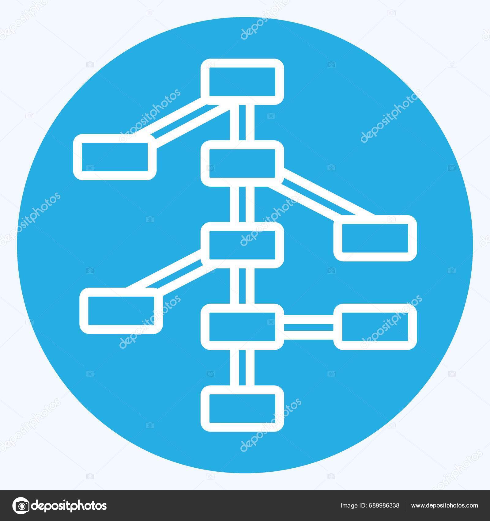 Icon Decision Trees Related Machine Learning Symbol Blue Eyes Style ... Icon Decision Trees Related Machine Learning Symbol Blue Eyes Style ...
