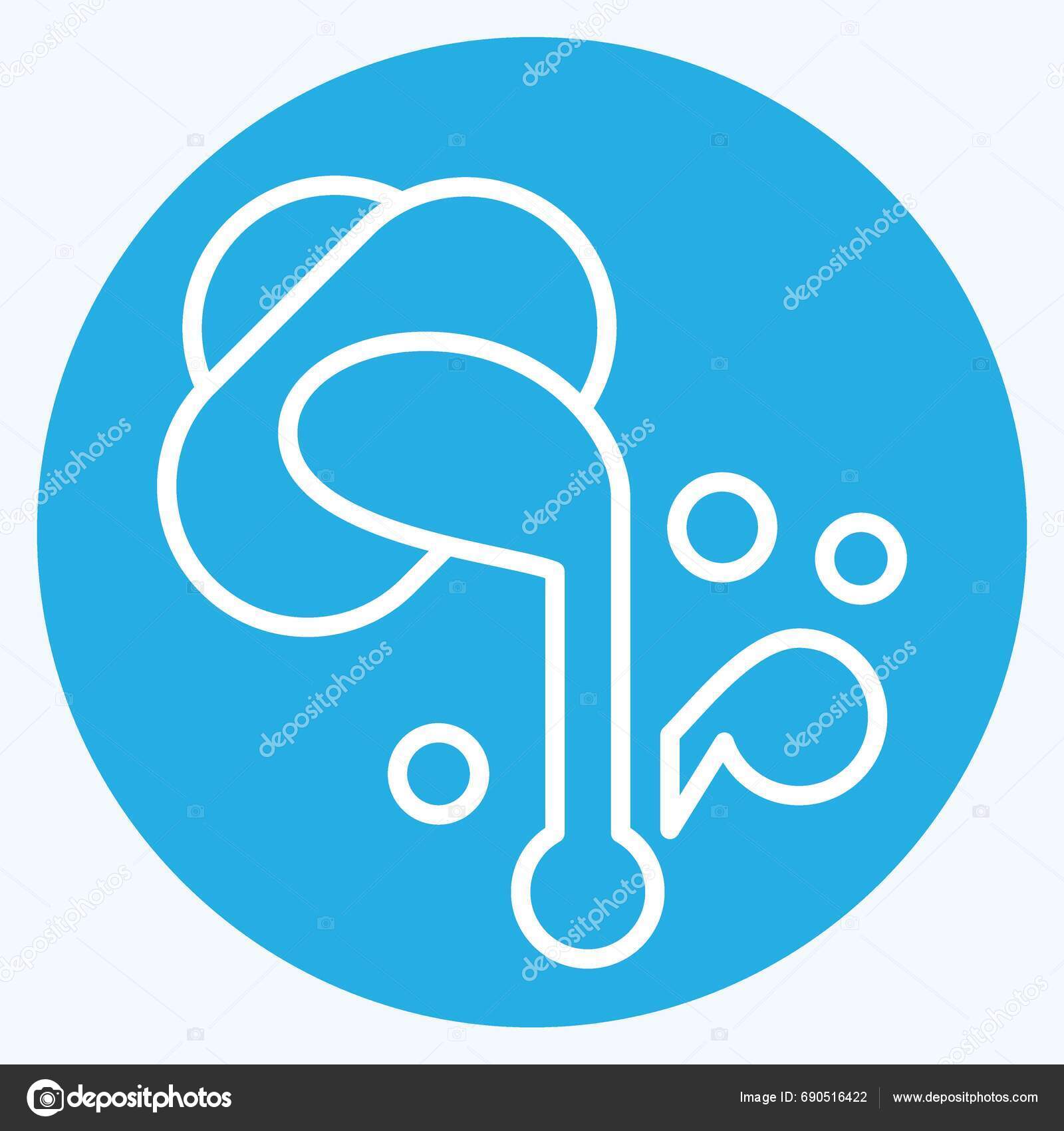Icon Color Management Related Art Media Symbol Blue Eyes Style Stock ...