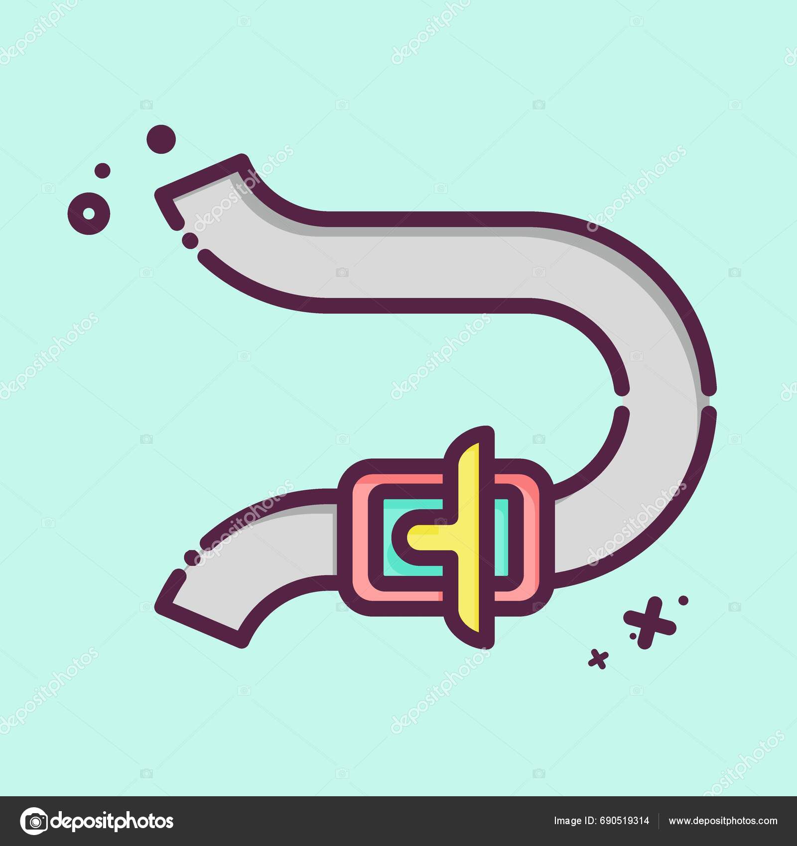 Icon Bend Related Racing Symbol Mbe Style Simple Design Editable Stock ...