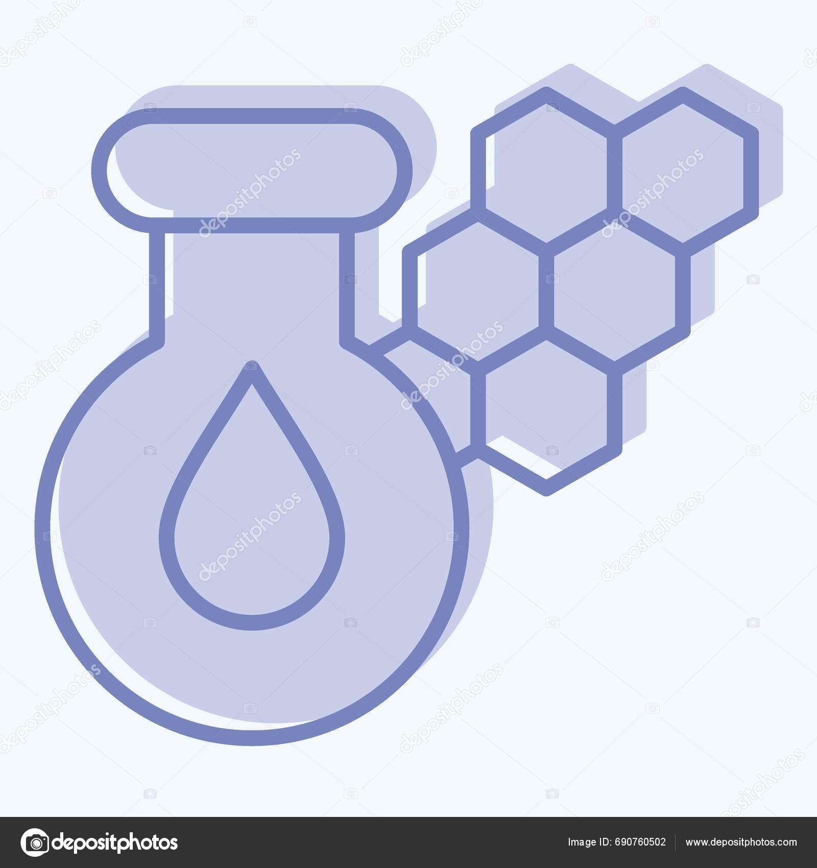 Icon Chlorophyll Related Biochemistry Symbol Two Tone Style Simple ...