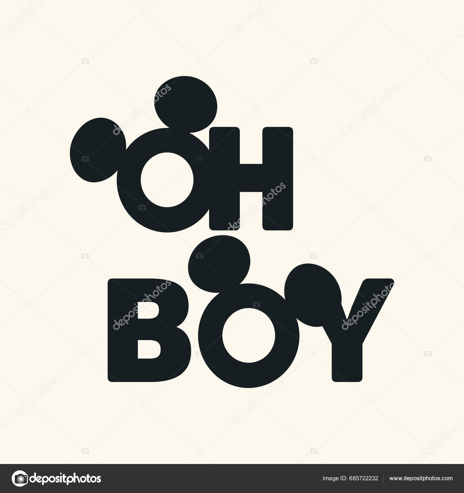 Boy Poster Design Stock Vector by ©ClothingArtStudio 685722232