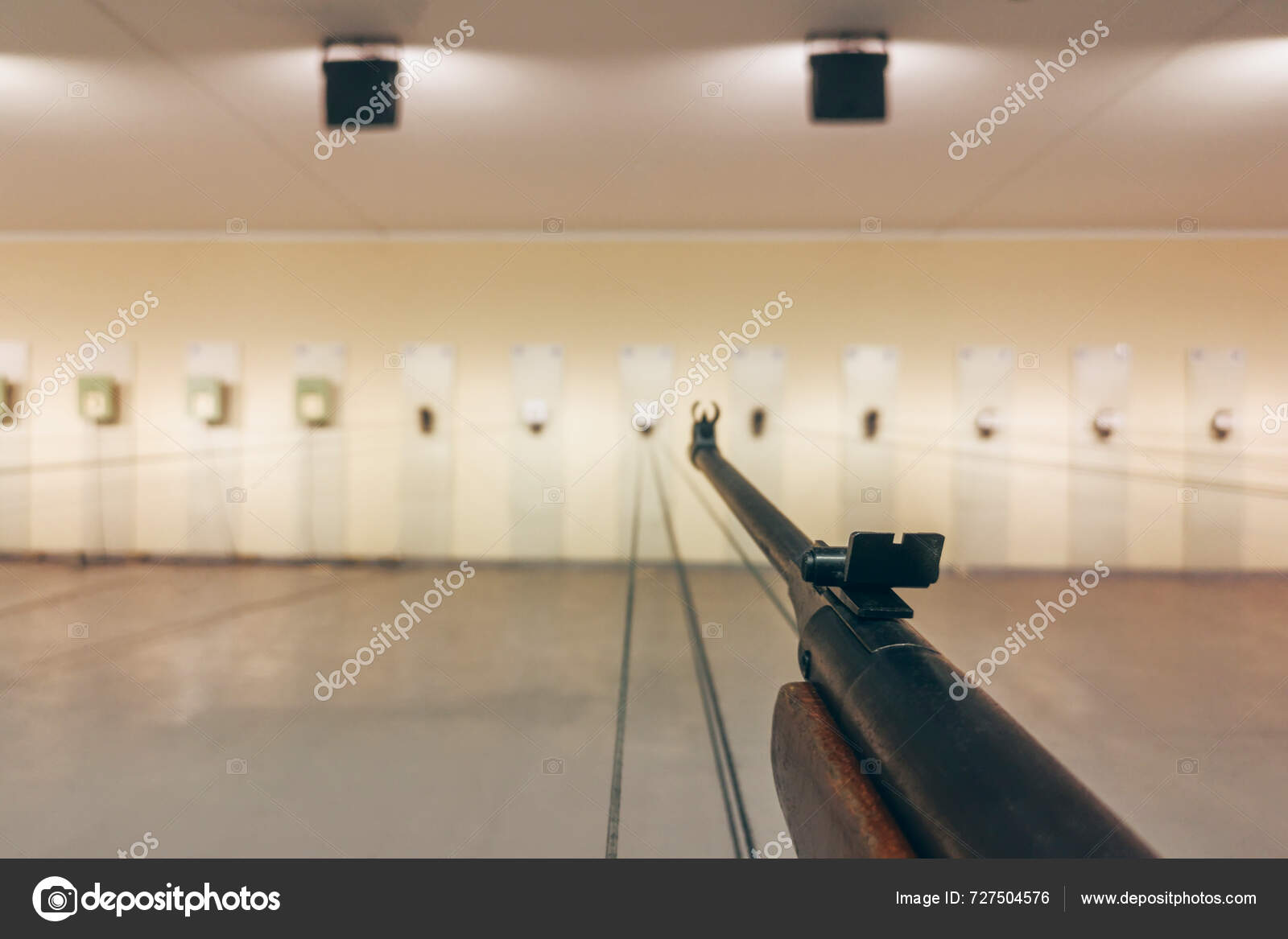 Air Gun Shooting Range Practice Shooting Range Target — Stock Photo ...