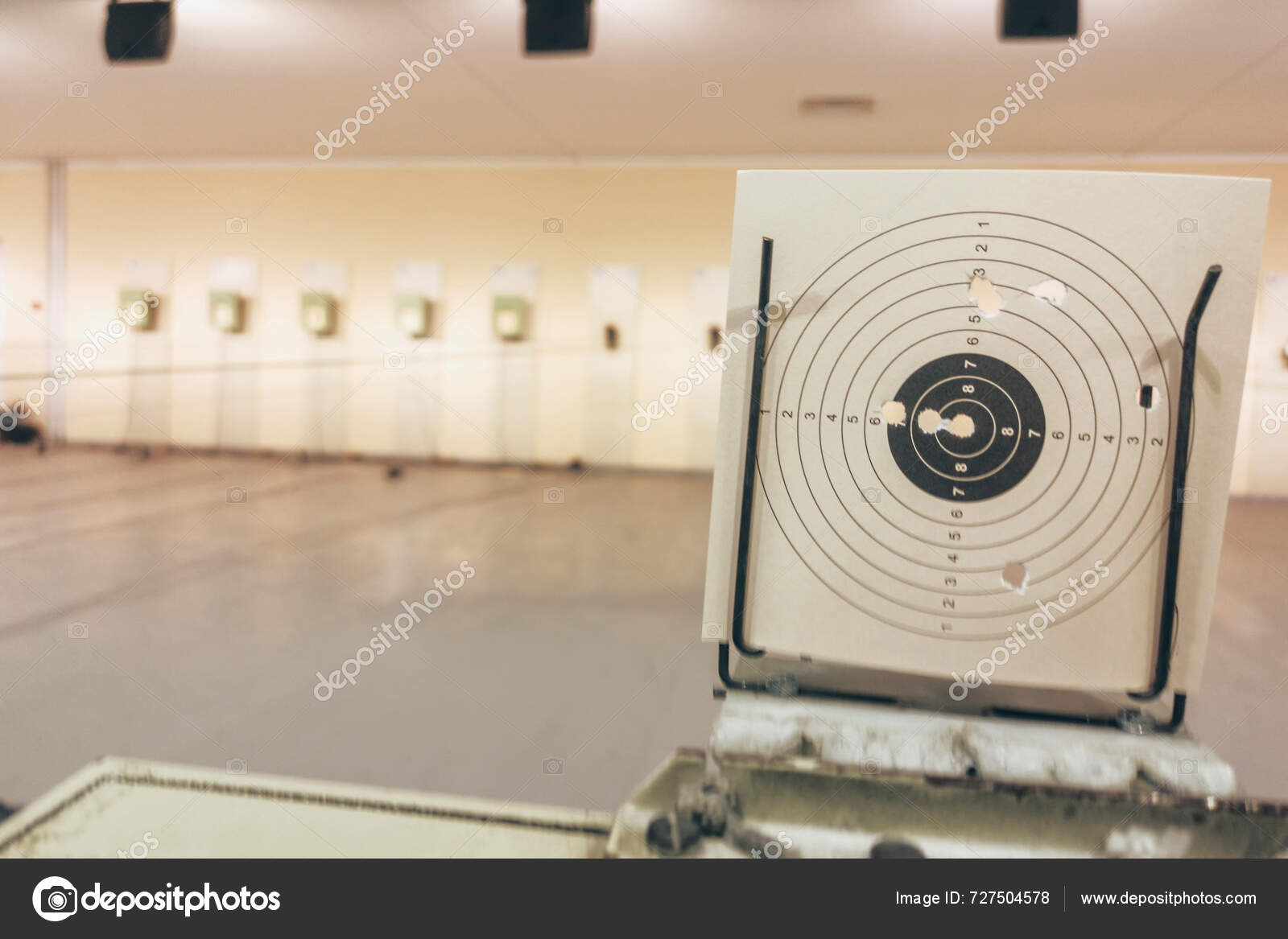 Air Gun Shooting Range Practice Shooting Range Target — Stock Photo ...