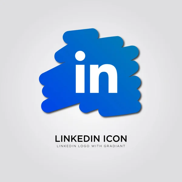 Flat Linkedin Icon
