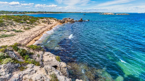 Aerial View Point Peron Shoalwater Bay Rocky Limestone Formations ...