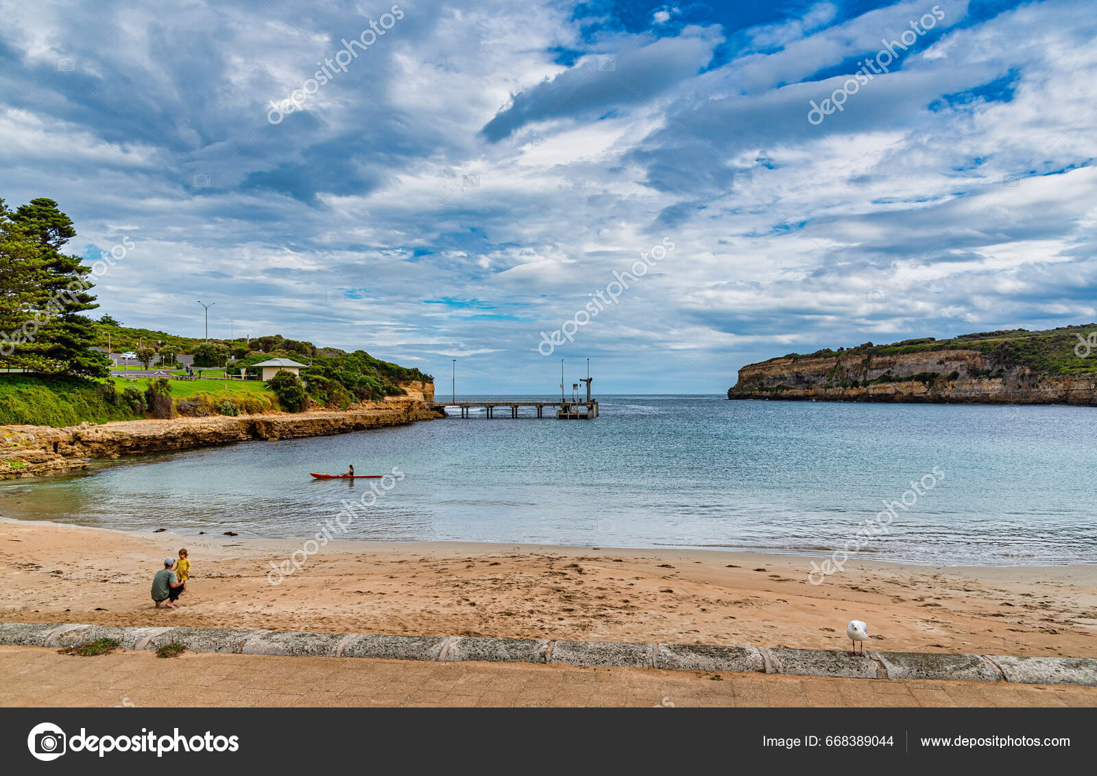 Port Campbell Vic Australia 2021 Port Campbell Bay Presents Gently ...
