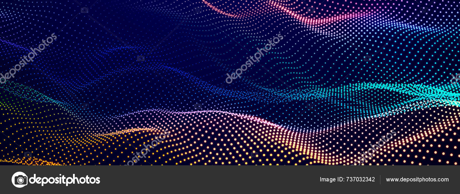 Particle Stream Purple Background Many Glowing Particles Information ... Particle Stream Purple Background Many Glowing Particles Information ...