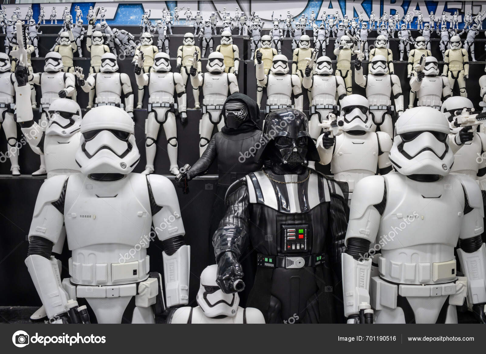 Tokyo Japan November 2023 Display Star Wars Stormtroopers Figures ...