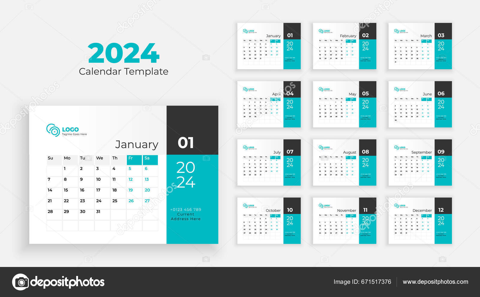 Calendar Template 2024 Year Week Starts Sunday Calendar 2024 Planner ... Calendar Template 2024 Year Week Starts Sunday Calendar 2024 Planner ...