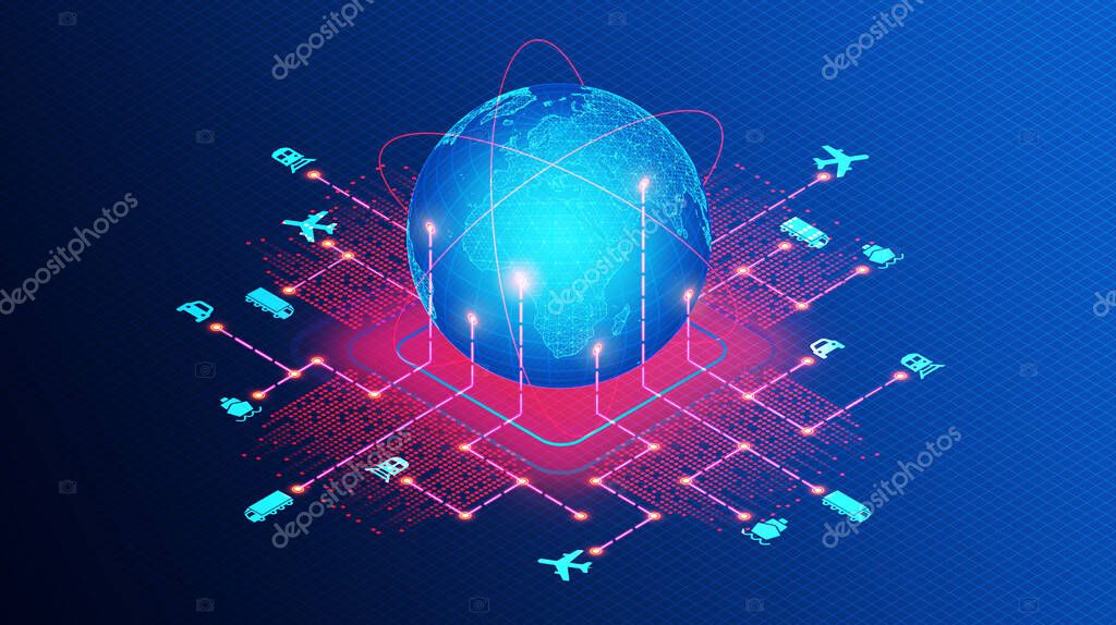 Global Distribution System Concept - GDS - Digital Network that Enables ...