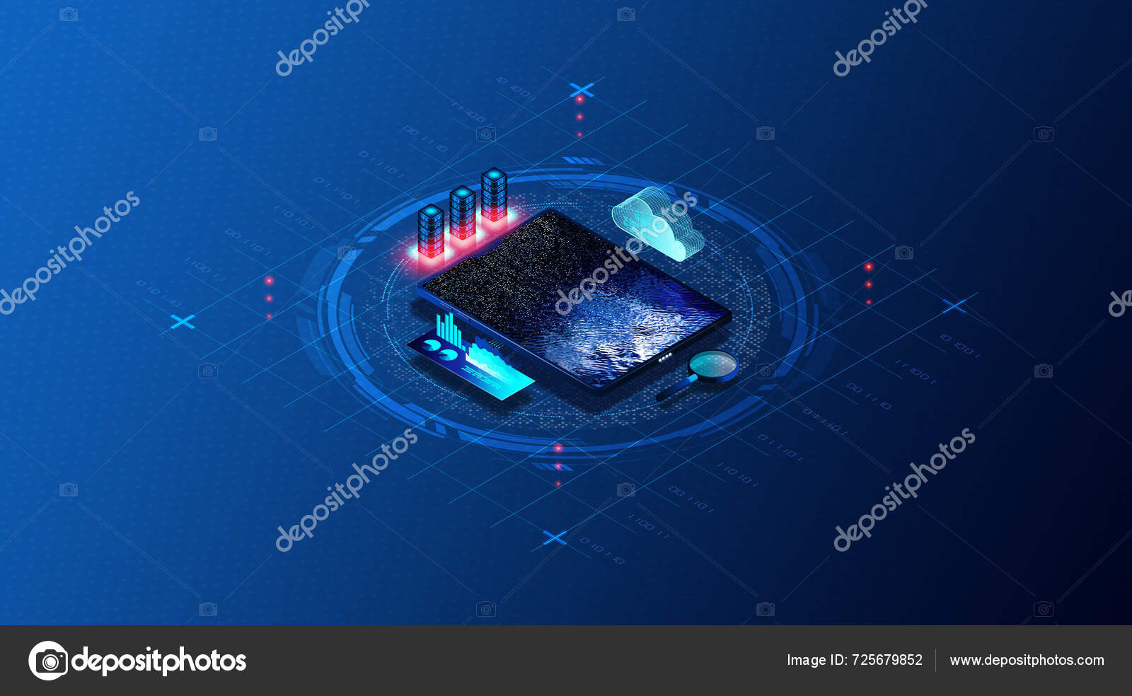 Data Lake Concept Storage Repository Holds Vast Quantity Raw Data ...