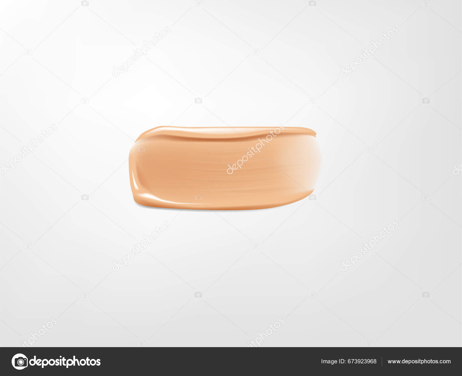 Realistic Smear Makeup White Background Beauty Cosmetic Background ...
