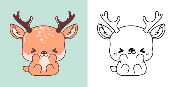 Venado caricatura Imágenes Vectoriales, Gráfico Vectorial de Venado ...