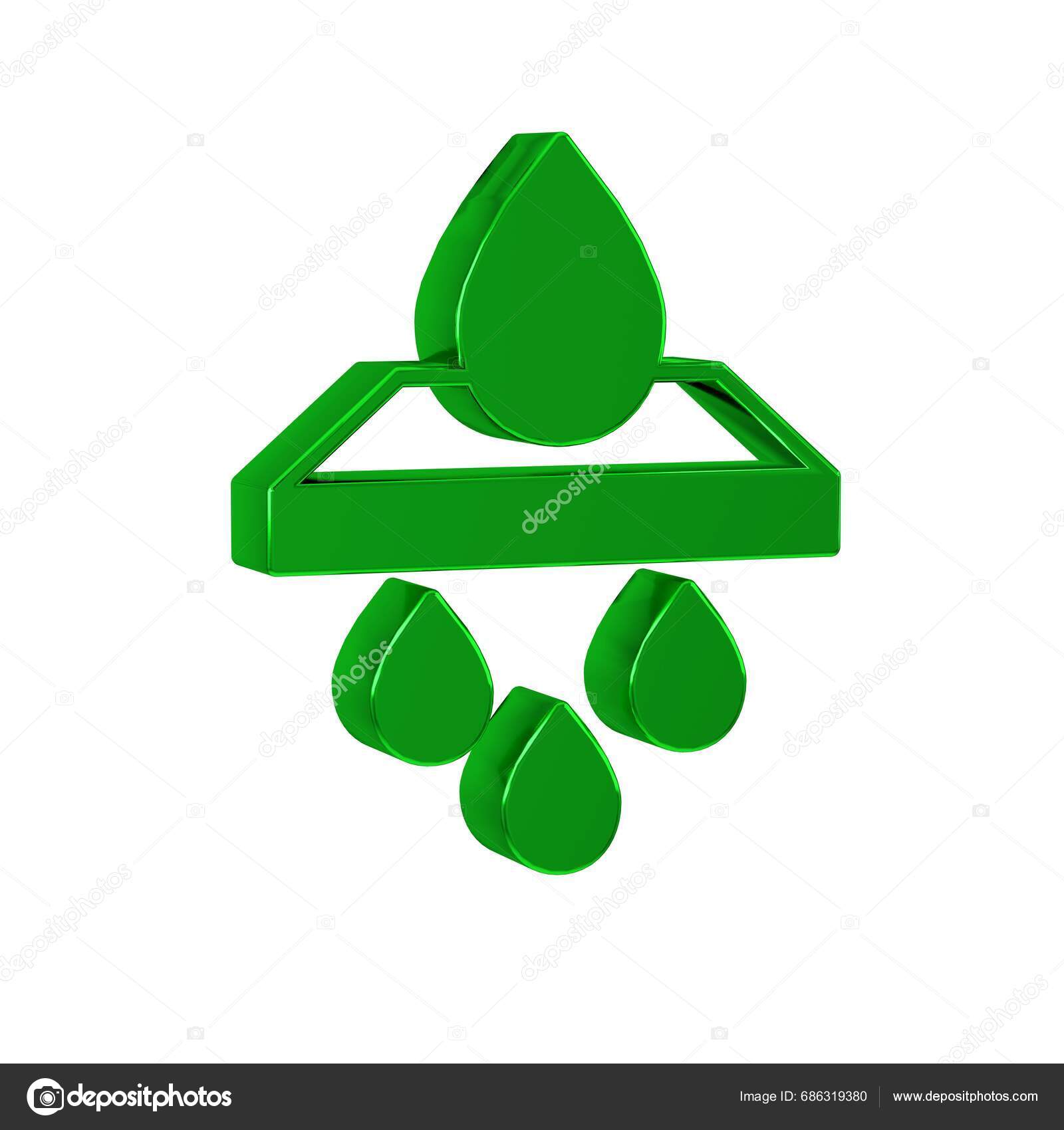 Green Water Filter Cartridge Icon Isolated Transparent Background Stock ...