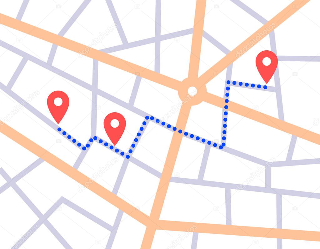 Aplicación de rastreo de mapas GPS para dispositivos electrónicos ...