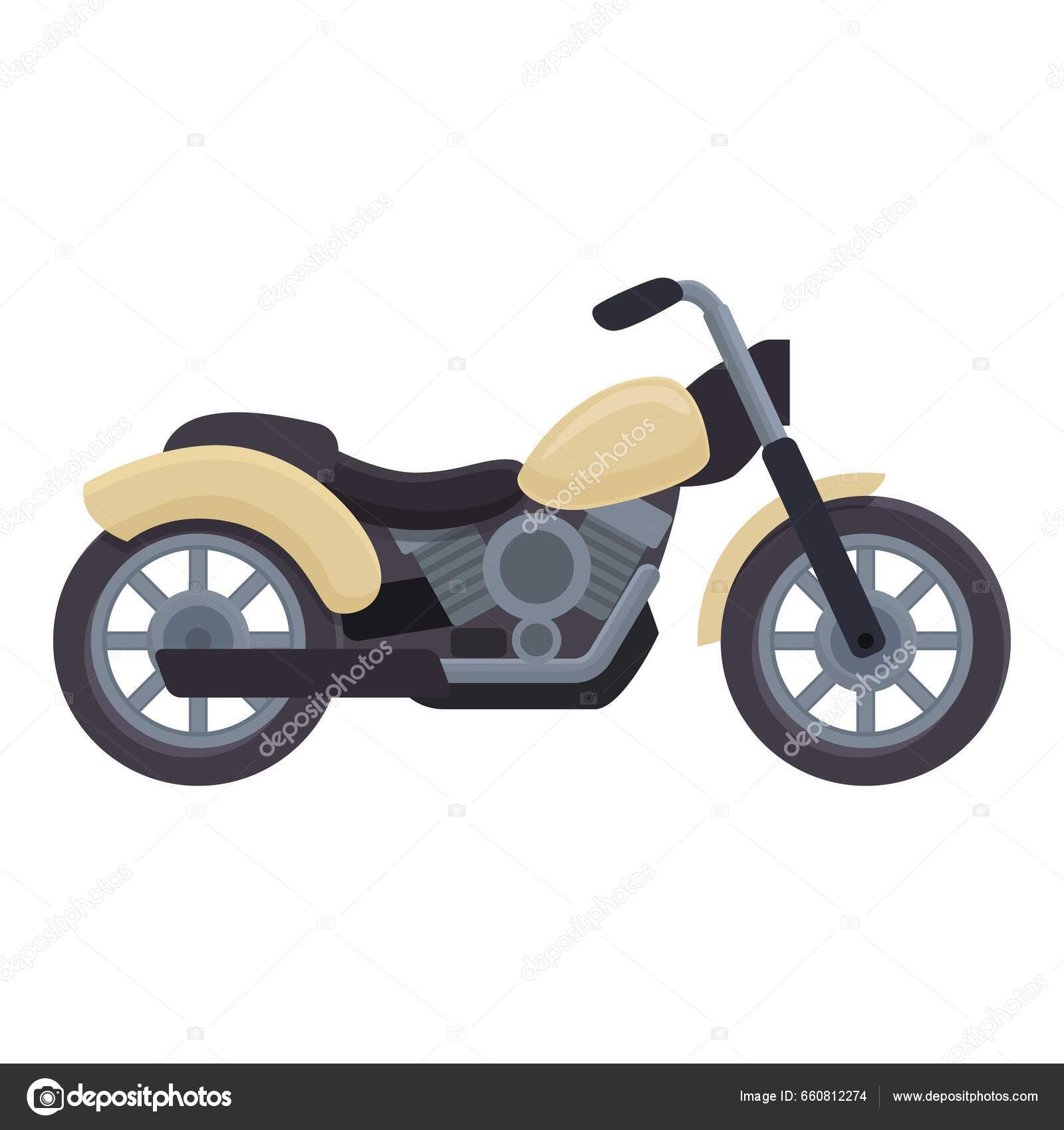 Motorcycle Cruiser Vector