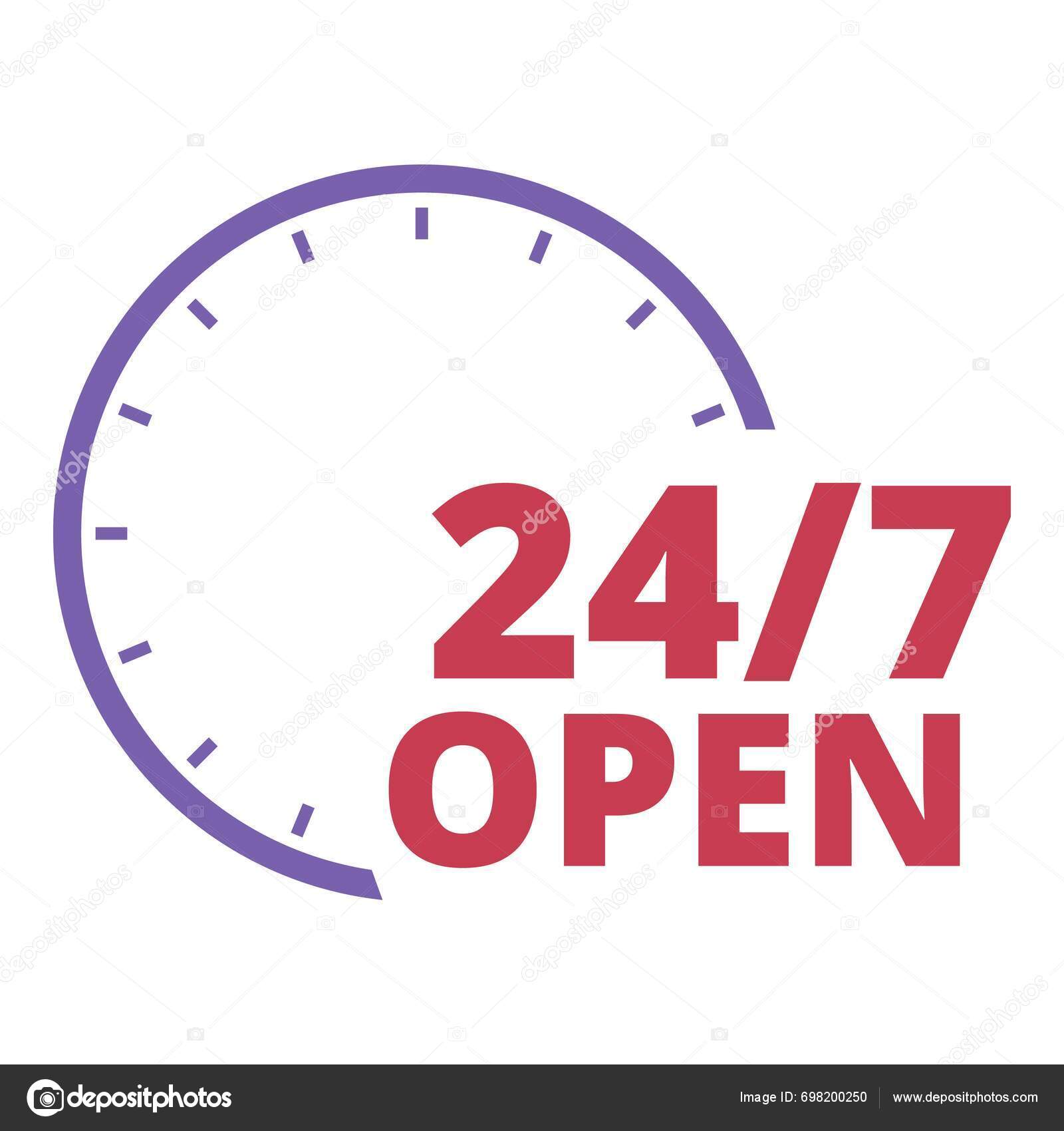 Shop Opening Hours Icon Cartoon Vector Sign Open Window Welcome Stock ...