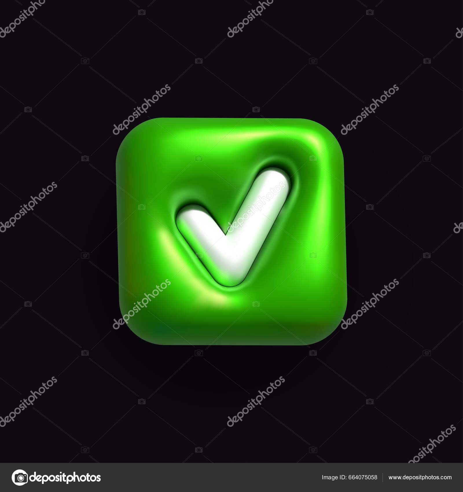 Icono Marca Verificación Signo Exclamación Inflable Marca Verificación ...