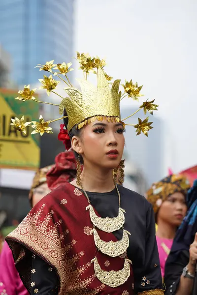 Jakarta Indonesia May 2024 Traditional Clothing Parade Throughout ...