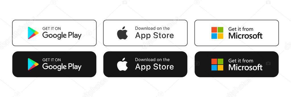 Grafika wektorowa App store design digital, App store design digital ...