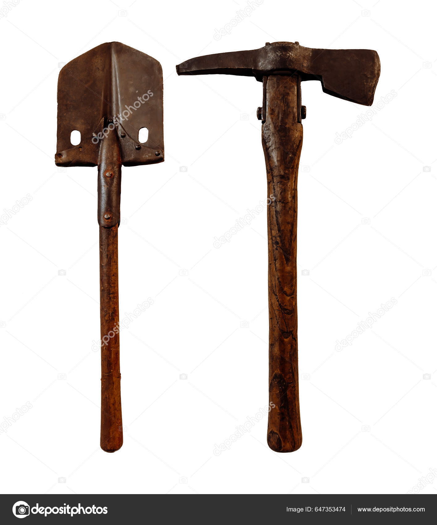 Rust Metal Wall Pickaxe Clipart