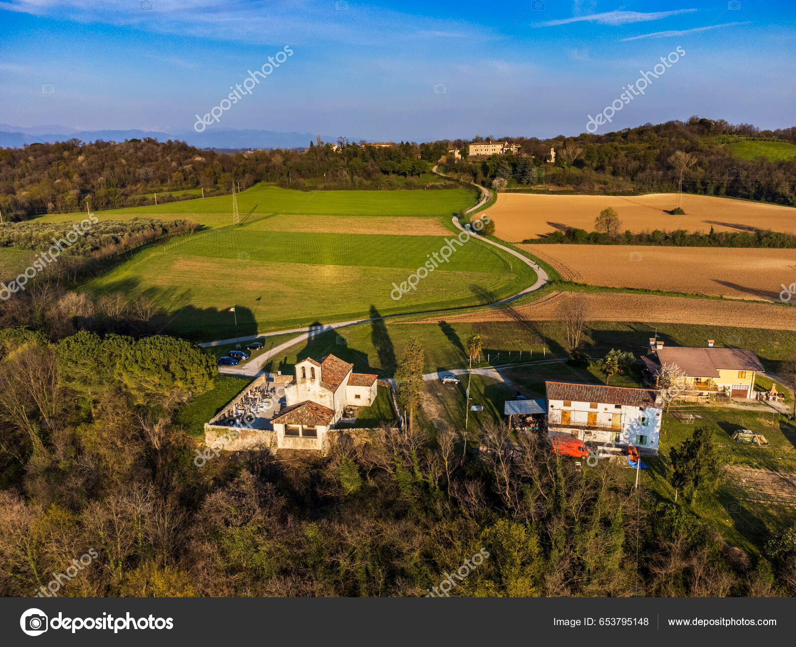 Beautiful View Arcano Castle Complex Italy — Stock Photo © directornico ...
