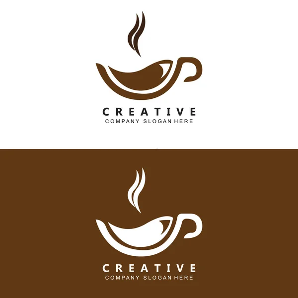 Creative cafe logos Imagens de Stock de Arte Vetorial | Depositphotos