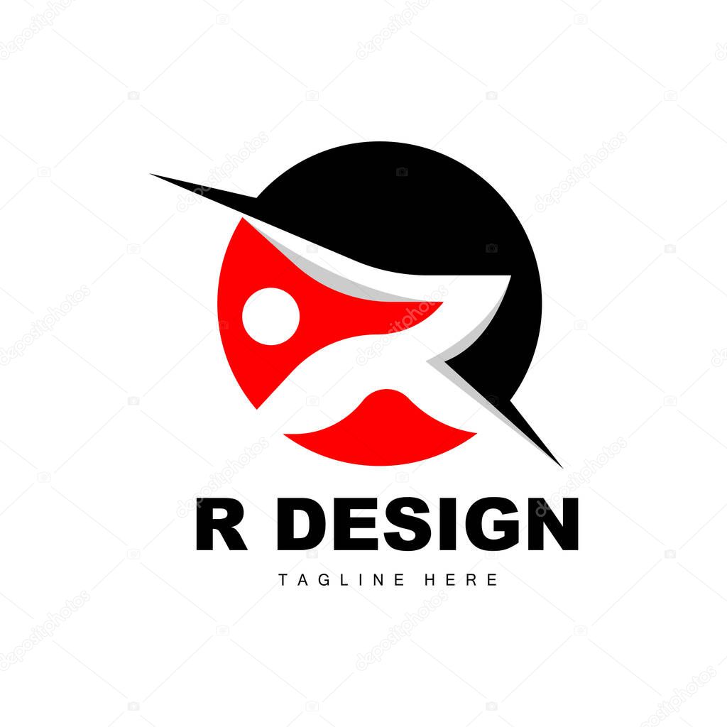 Logotipo de la marca R Letra, Vector del alfabeto, Diseño de Logotipo ...
