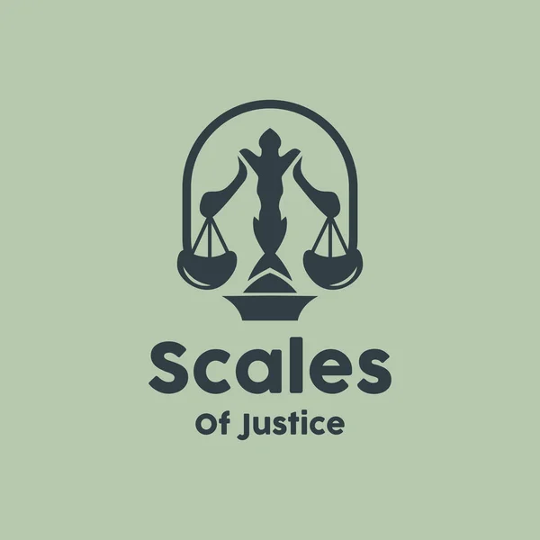Legal Justice Scales Logo Design Simple Line Model Company Brands Stock ...