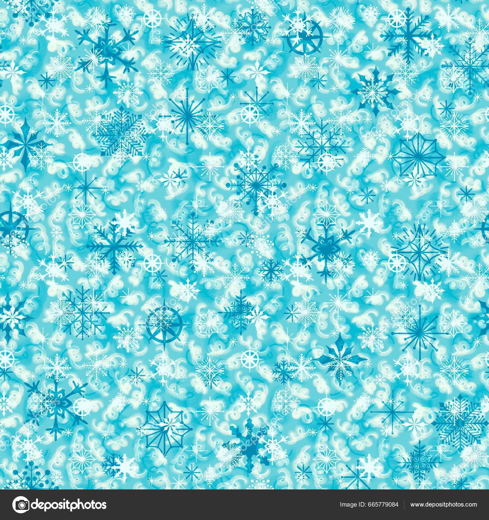 Snowflake Wrapping Paper Printable
