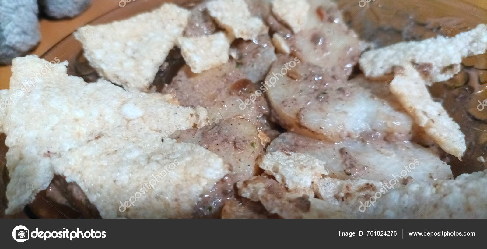 Cabuk Rambak Crispy Indonesian Snack Made Thinly Sliced Beef Buffalo ...