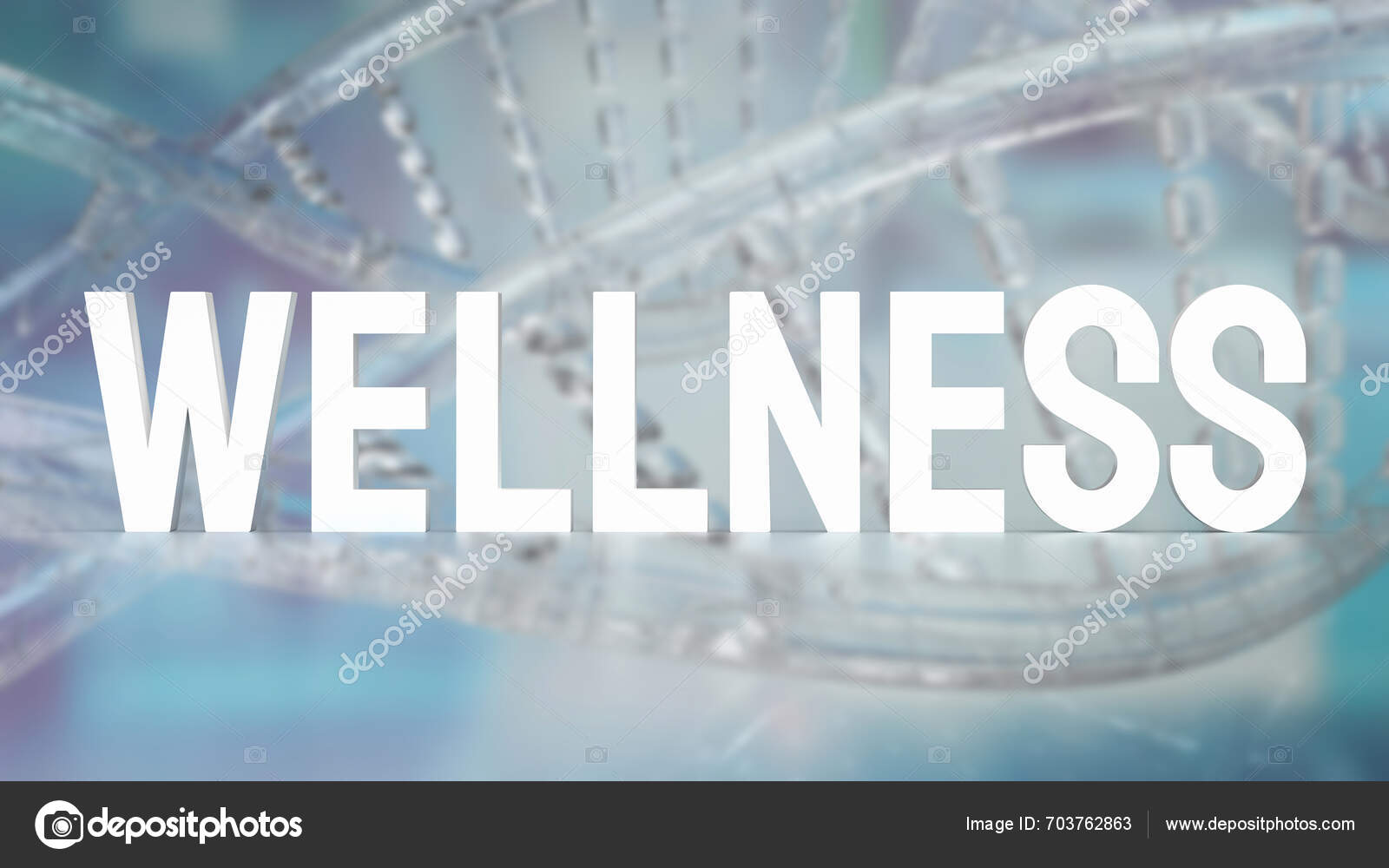 Wellness Holistic Concept Encompasses Various Aspects Person's Health ...