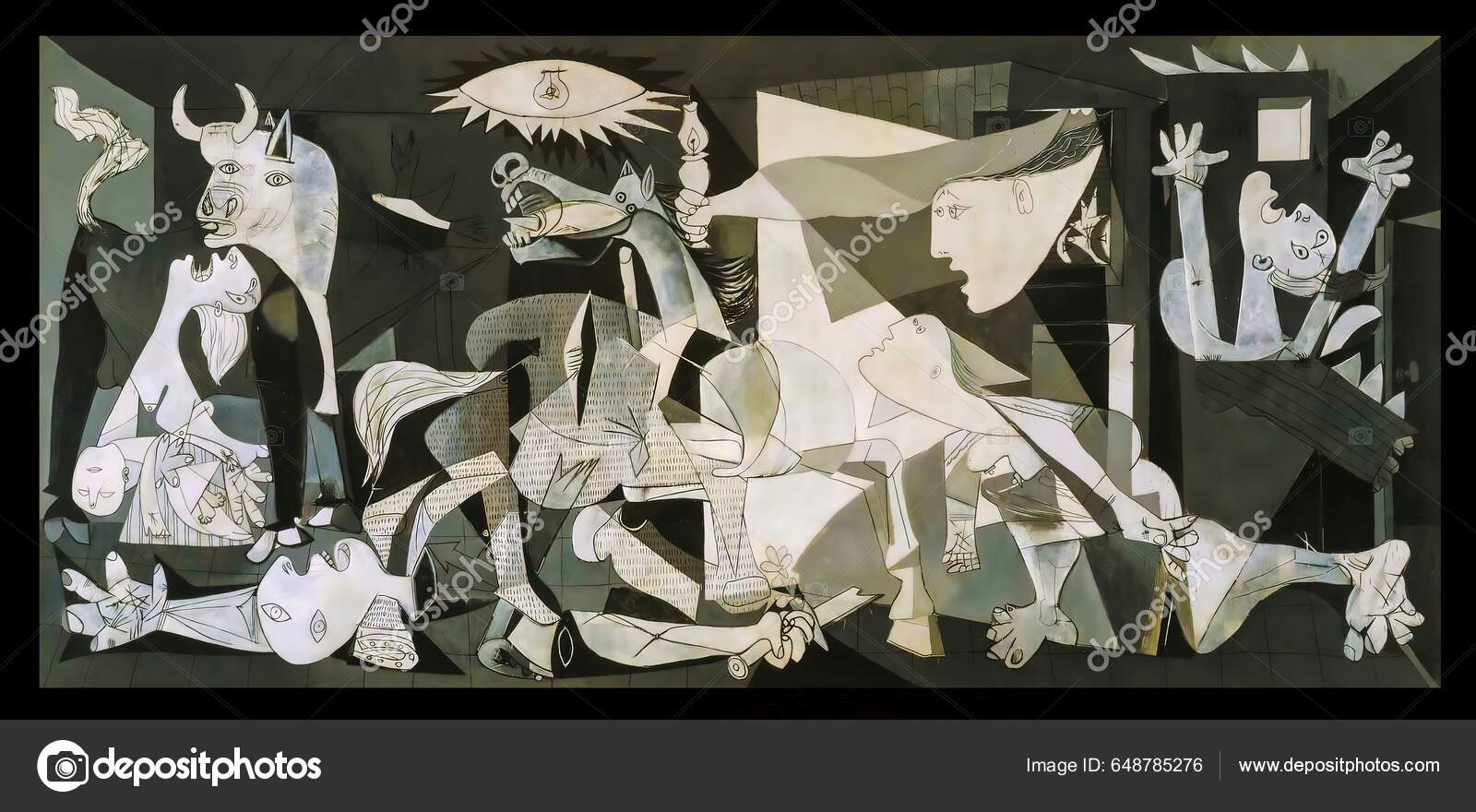 Guernica 1937 C20Th Oil Canvas Artist Picasso Pablo 1881 1973 — Stock ...