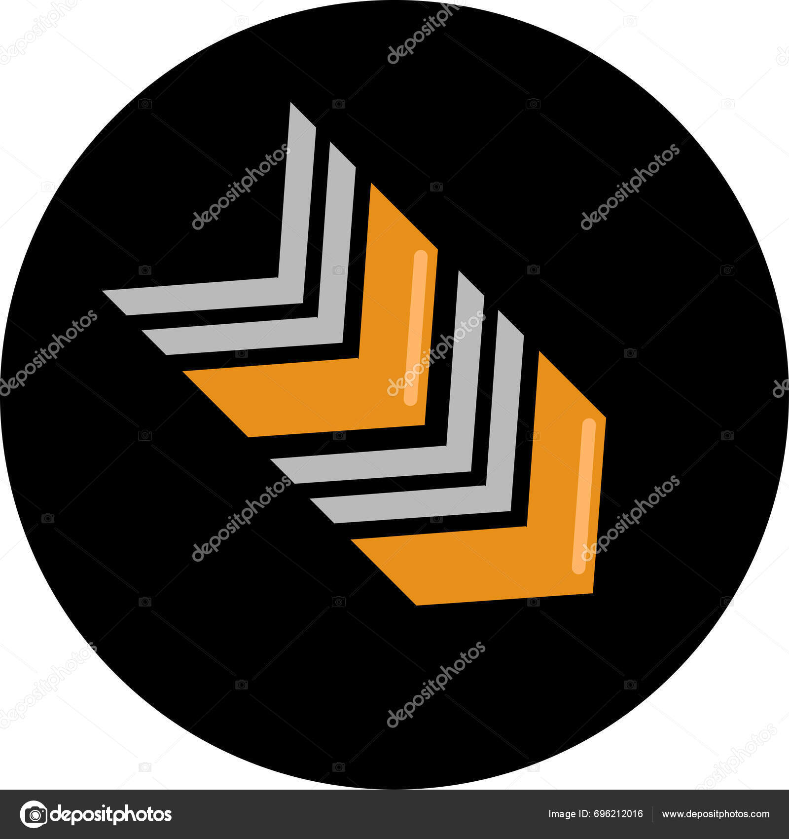 Oblique Arrow Icon Vector Illustration Stock Vector by ©marcotrapani ...