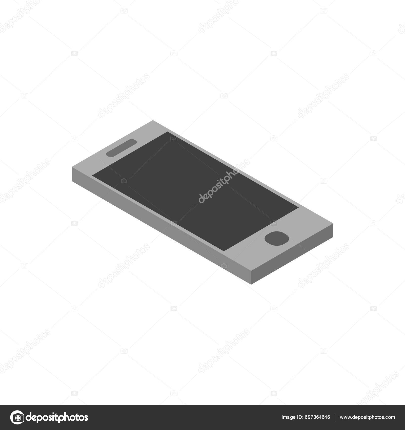 Smartphone Icon Modern Mobile Phone Icon White Background Stock Vector ...