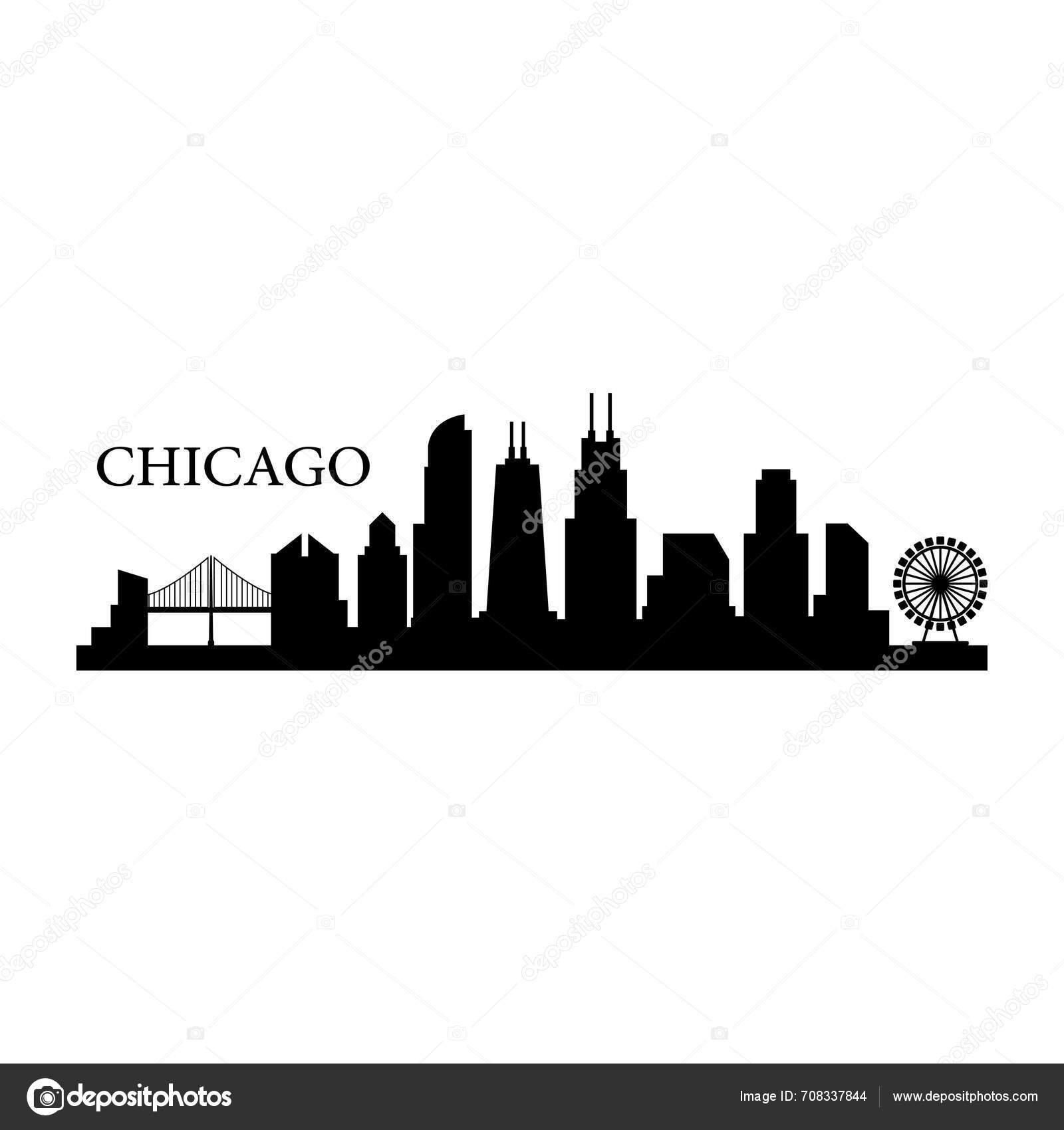 Chicago Cityscape Vector Illustration Stock Vector by ©marcotrapani ...