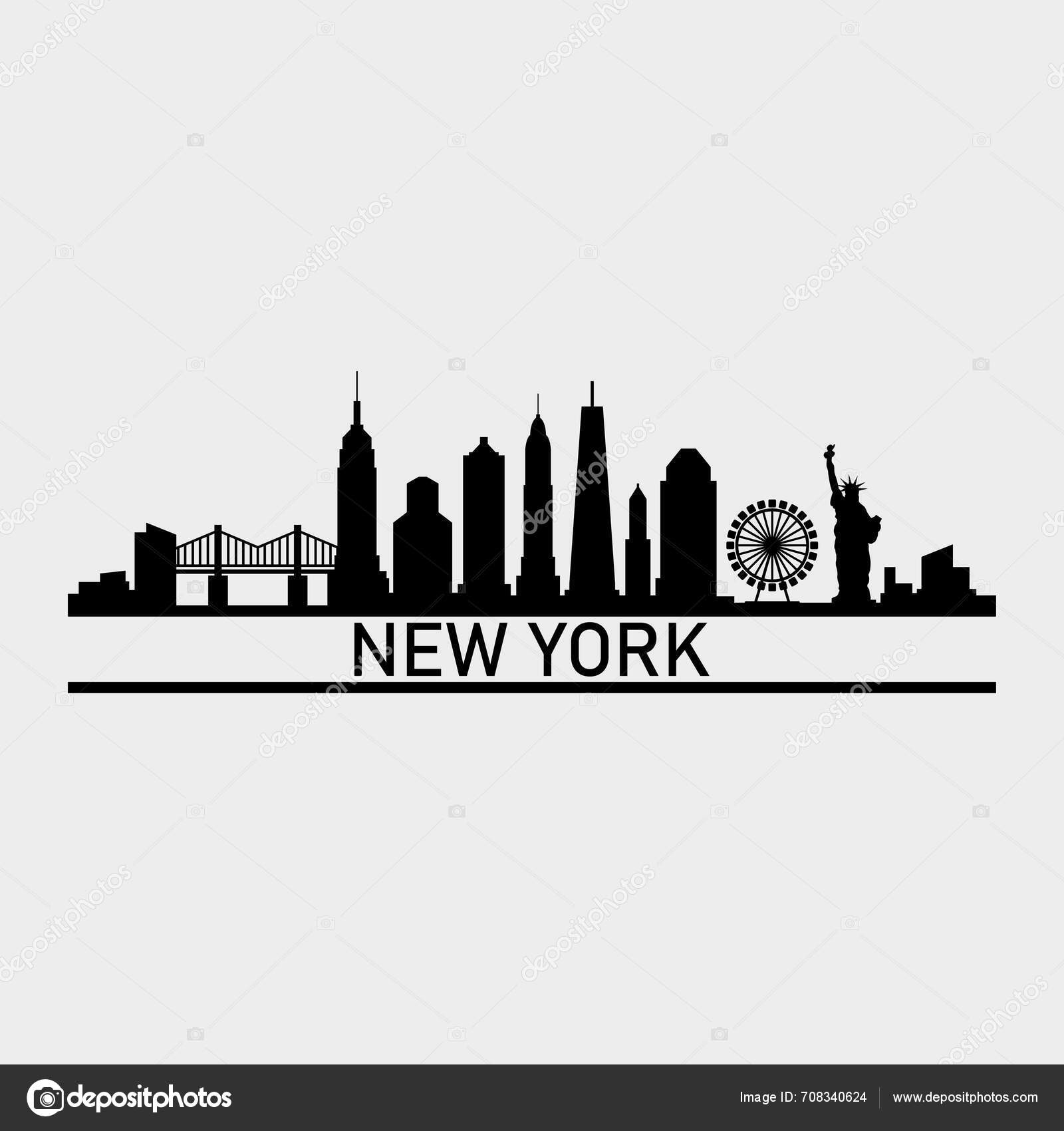 New York Usa City Vector Illustration Stock Vector by ©marcotrapani ...