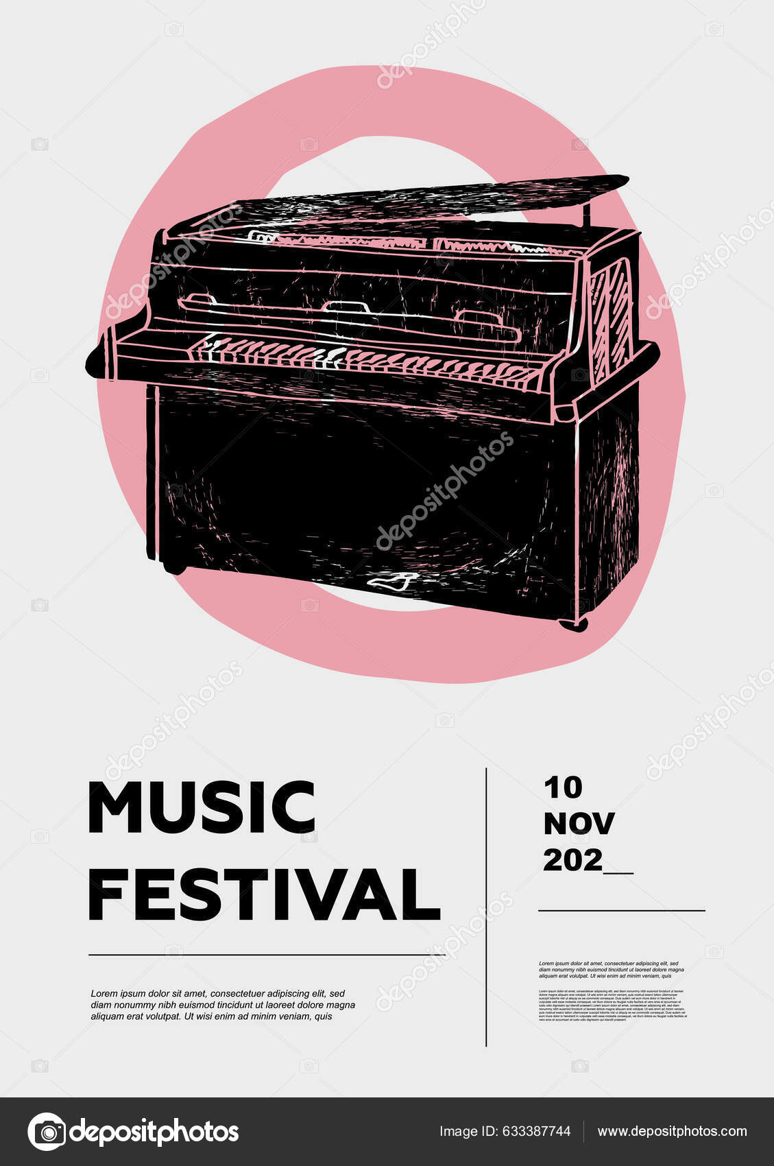 Celesta Celeste Bell Piano Music Festival Poster Percussion Musical ...
