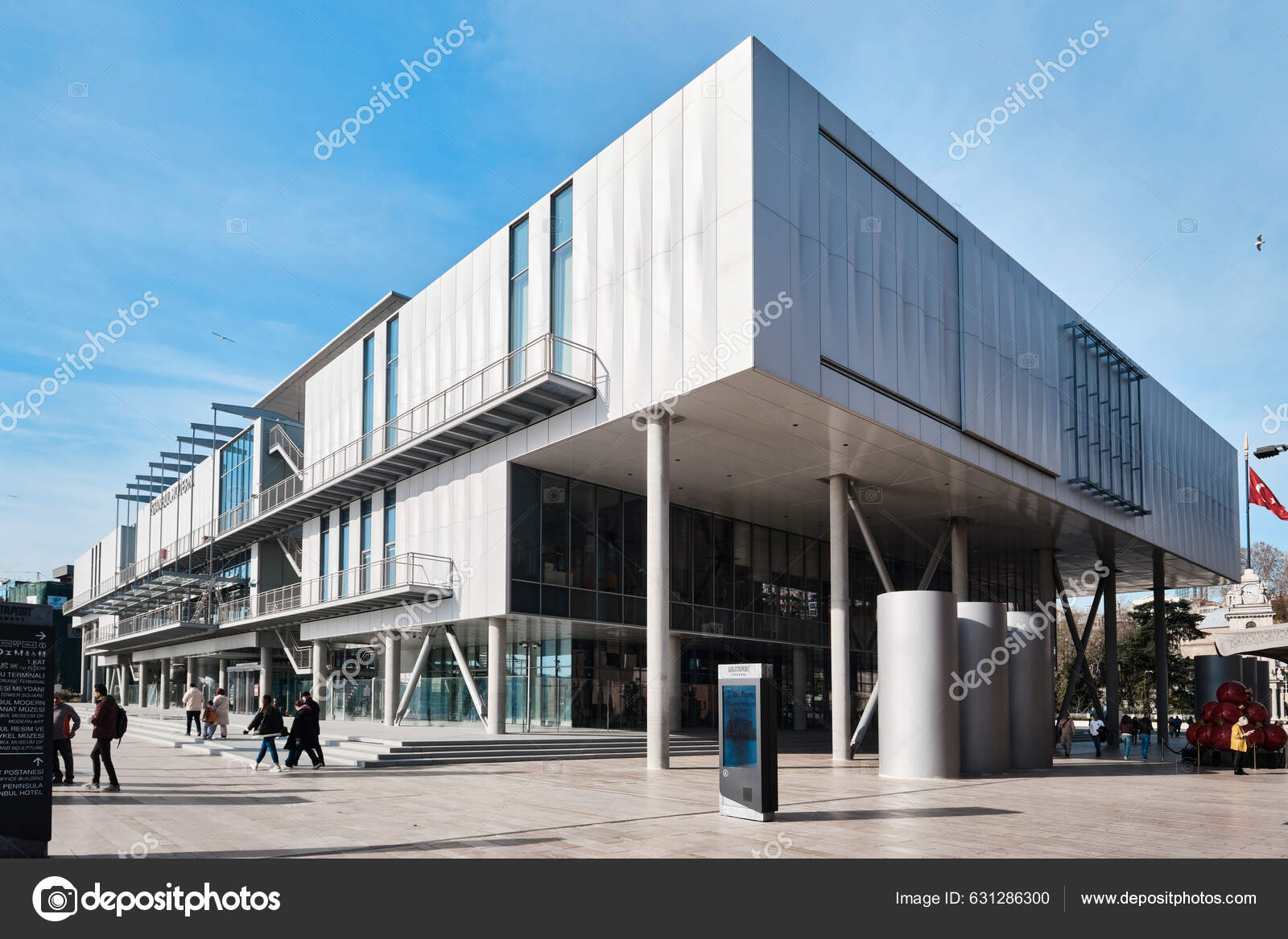 Istanbul Turkey December 2022 Architectural Details Istanbul Modern ...