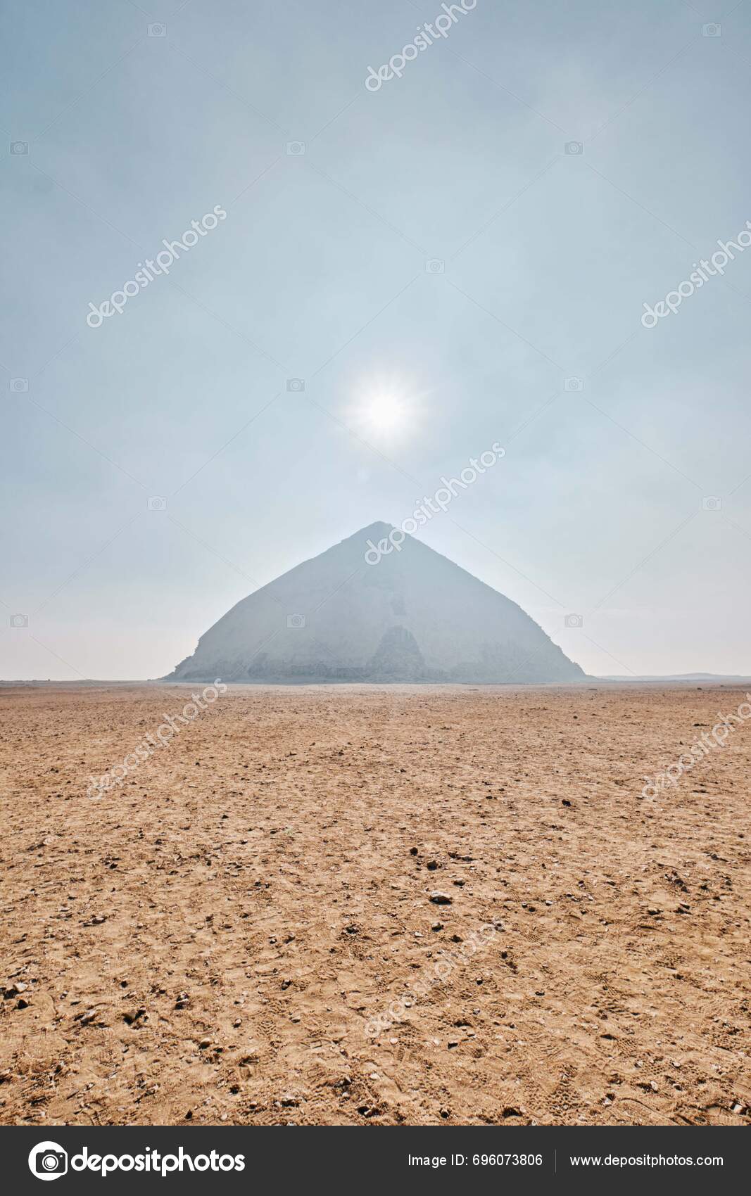 Saqqara Egito Janeiro 2024 Antiga Pirâmide Curvada Dahshur Para Faraó ...