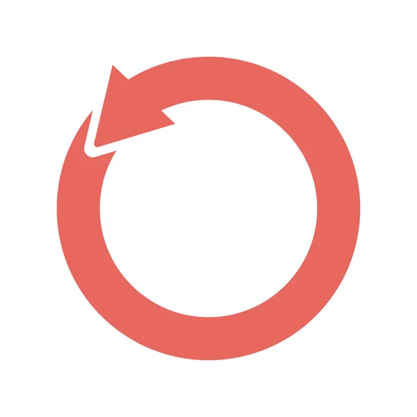 Red Gradient Rotating Arrow Easy Use Vector Data Vector de stock por ...