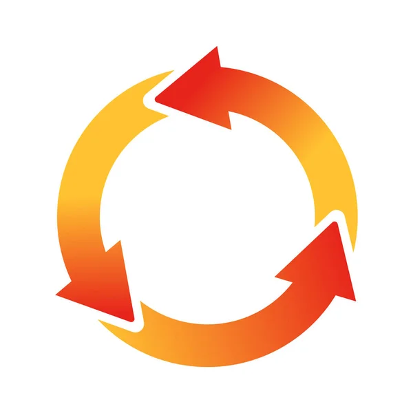 Blue Gradient Rotating Arrow Easy Use Vector Data Stock Vector by ...