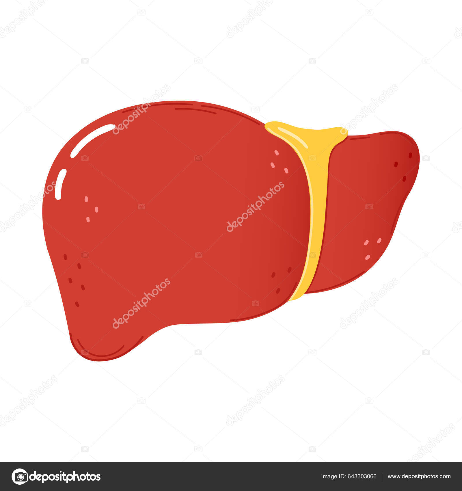 Cute Funny Liver Character Vector Hand Drawn Cartoon Kawaii Character ...
