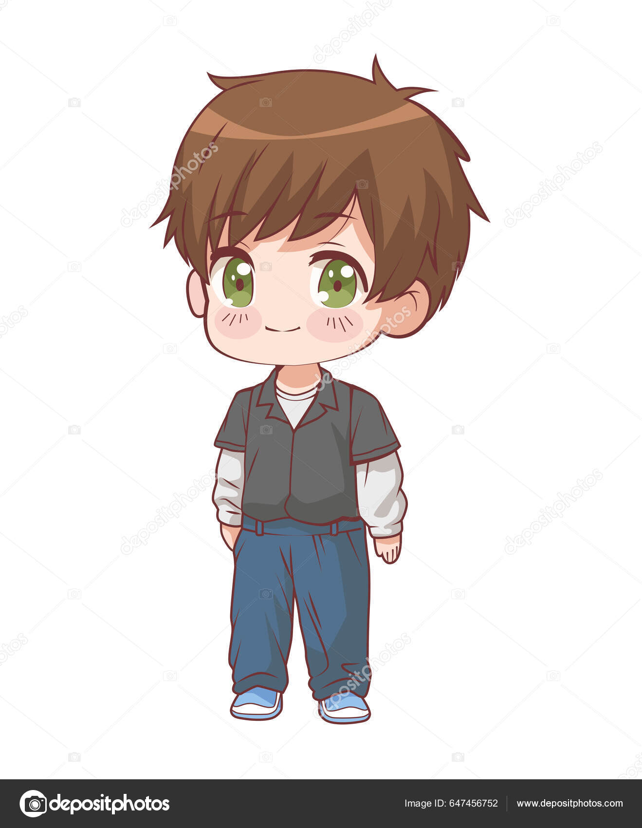Anime Chibi Characters Boy